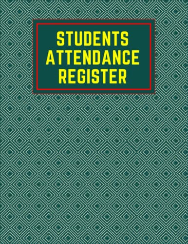 Student attendance book - Students Attendance Register: Attendance ...