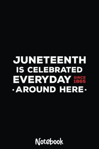 Junenth Emancipation Black History Black Heritage Melanin Notebook ...