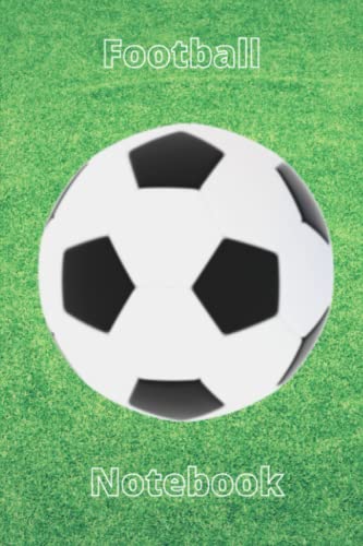 Football Notebook: Notepad Journal: College Ruled 6 x 9 in, 120 lined ...