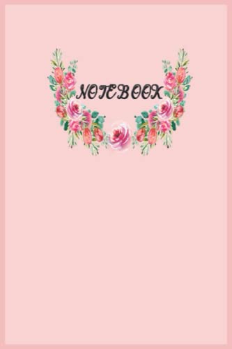 Pink Flower Notebook/Journal: Flower Notebook/Journal/Diary, 6"x9", 120 ...