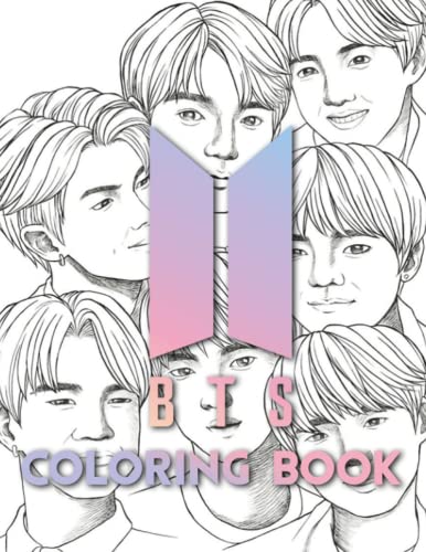 BTS Coloring Book: A Fabulous Coloring Book With Plenty Of Images Of ...