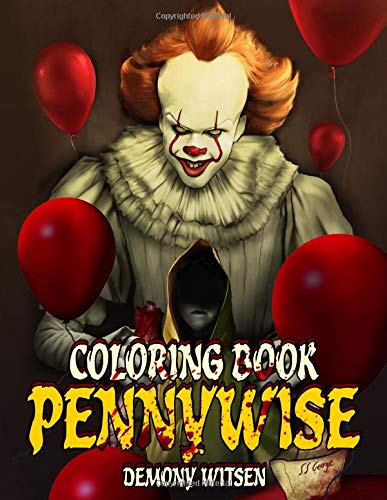 Pennywise Coloring Book: Adult Stephen King Books with Fun, Easy ...