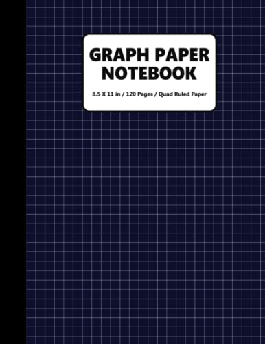 Graph Paper Notebook: Grid Paper for Math, Science, Engineering, High ...