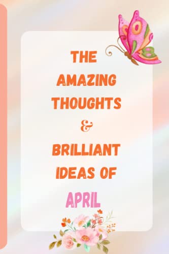 The amazing thoughts & brilliant ideas of April: Pretty Lined Notebook ...