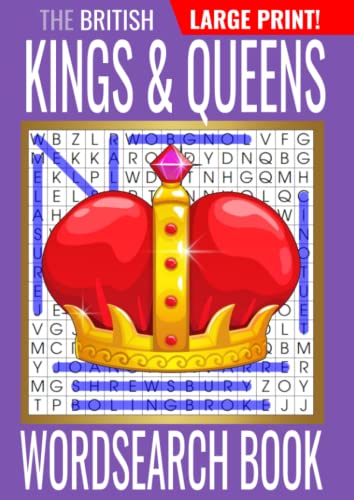 The British Kings and Queens Wordsearch Book by Christopher Townley ...