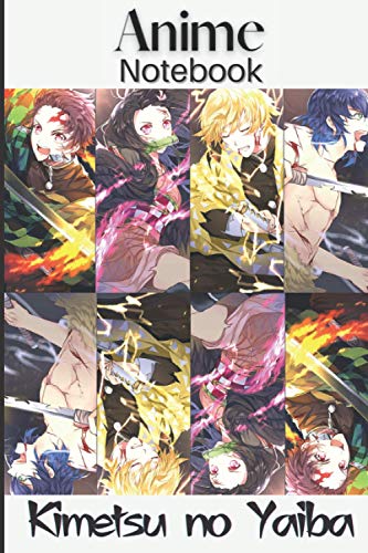 Kimetsu No Yaiba Anime Notebook: Demon Slayer Kimetsu no Yaiba, Tanjiro ...