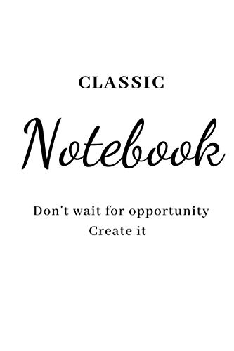 Classic Notebook: White, Lined, Soft Cover, Letter Size by Ahmed ...