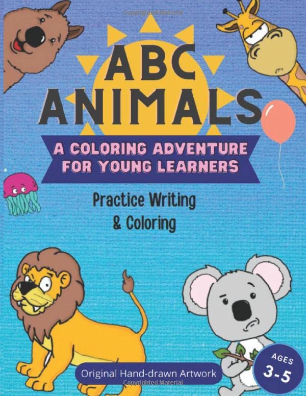 ABC Animals: A Coloring Adventure for Little Learners by Wayne Moore ...