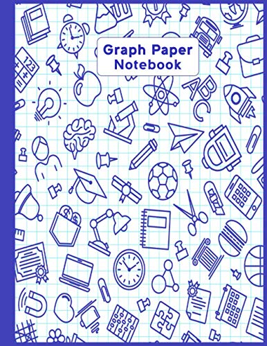 Graph Paper Notebook: Composition Notebook Grid Ruled Quad Ruled For ...