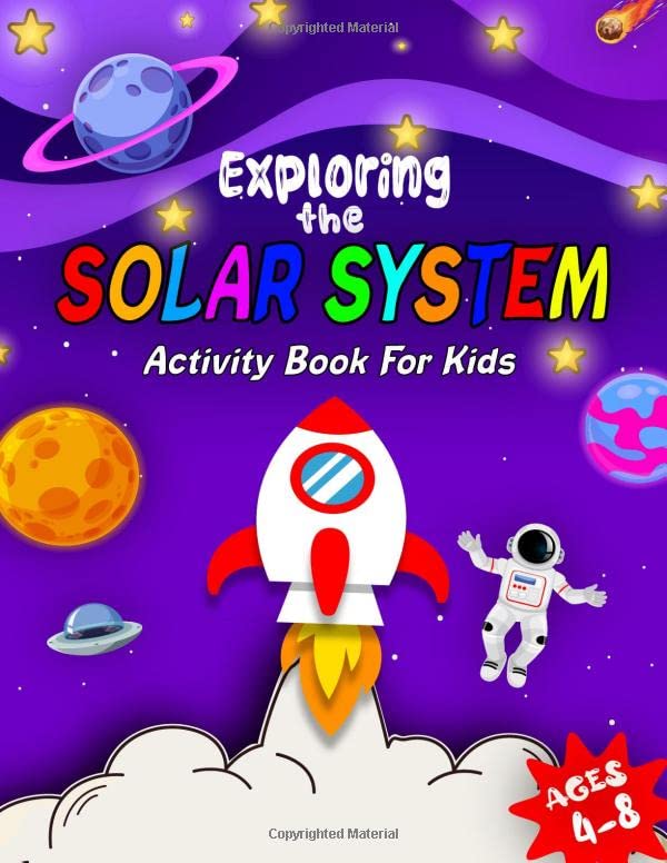 Exploring the solar system activity book for kids ages 4-8: Fun and ...