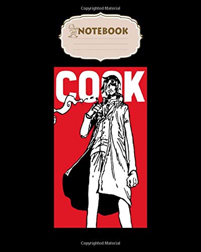 Notebook: sanji the cook - 100 pages 8x10 inches by chismanne NBVT85 ...