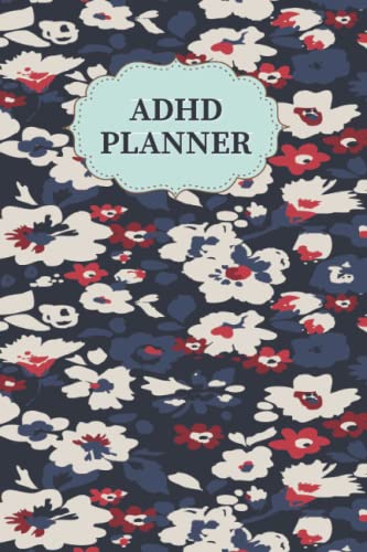 ADHD Planner : Cute floral design flower styled notebook with beautiful ...
