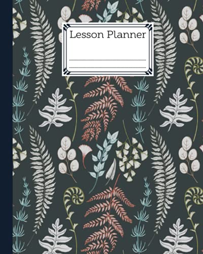 Lesson Planner: Vintage Floral Lesson Planner, A Well Planned Year for ...