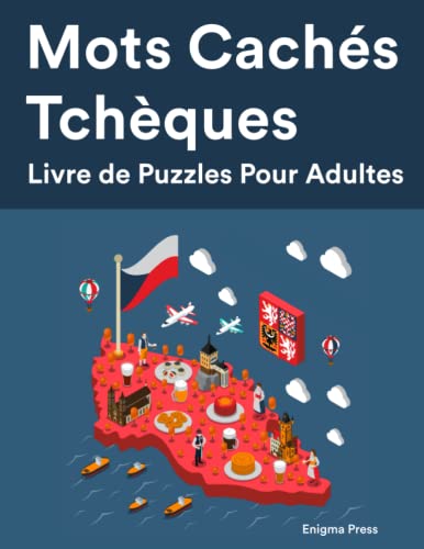 Mots Cachés Tchèques Livre de Puzzles Pour Adultes : 1500+ Mot Grande ...