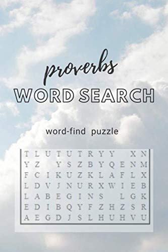 word search: proverbs and word search: word-find best puzzle with ...