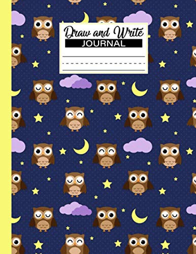 Draw and Write Journal: Draw and Write Journal, Grades K-2, Owls,Clouds And Moon Cover Primary ...