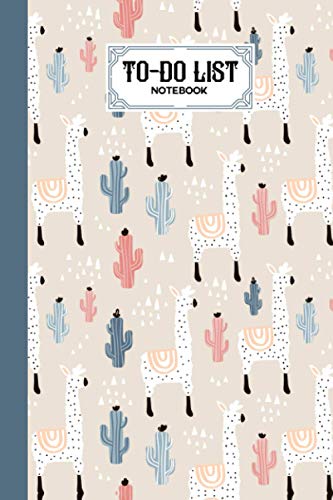 To-Do List Notebook: Cute Llama To-Do List Notebook, Planner Checklist ...