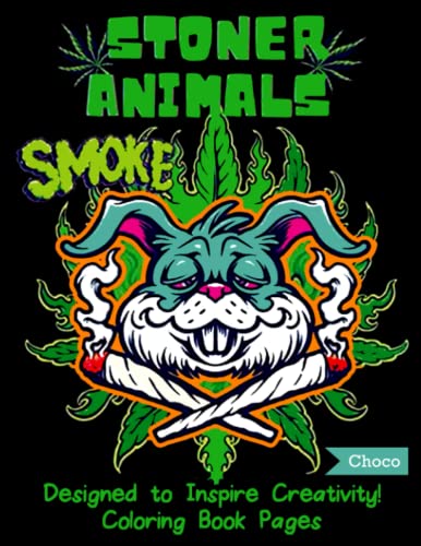 Stoner Animals Coloring Book Pages: Have A Laugh With This Awesome And ...