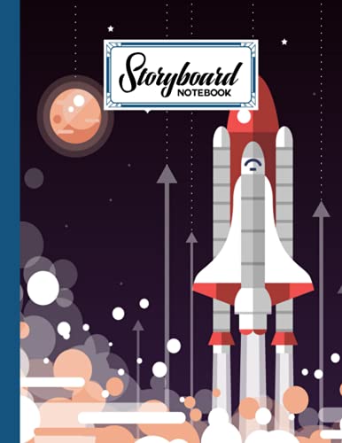 Storyboard Notebook: Space Storyboard Notebook, Cinema Notebooks for ...