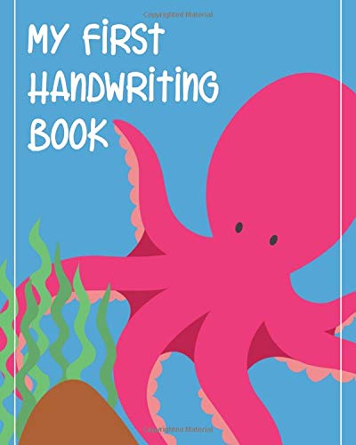 My First Handwriting Book: 8 x 10 composition handwriting notebook ...