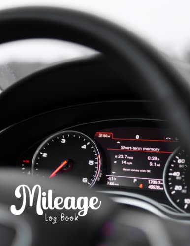 mileage log book: Vehicle Mileage Journal for Business or Personal ...