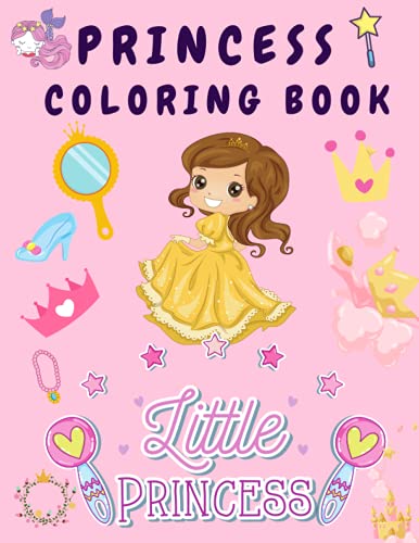 Princess Coloring Book: Girls Coloring Book -Beautiful Coloring Book ...