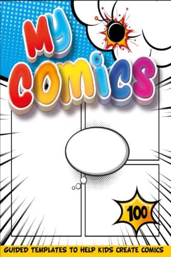 Comic Book Drawing Pad: Comic Panel Illustration Drawing Book For Girls ...