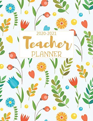 2020-2021 Teacher Planner: Weekly and Monthly Teacher Planner ...