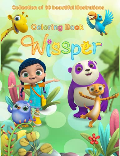 Coloring Book: Wissper: Collection of 30 beautiful illustrations by ...