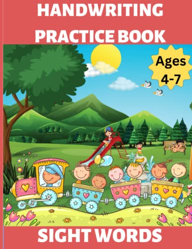 Handwriting Practice Book Sight Words Learn To Read And Write For Ages Handwriting Practice Book Sight Words Learn To Read And Write For Ages