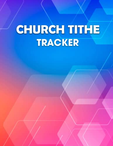 Church Tithe Tracker: Large Church Tithe Tracker - Church Record Book ...