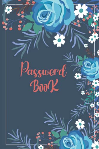 Password Book:: Internet Password Organizer with Tabs | Password ...