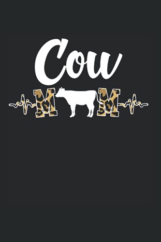 Cow Mom: Cow Mother & Cow Mom Farming Farmer Girl Notebook 6' x 9 ...