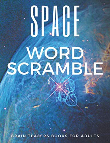 Space Word Scramble: Brain Teasers Books For Adults, Smart Kids ...
