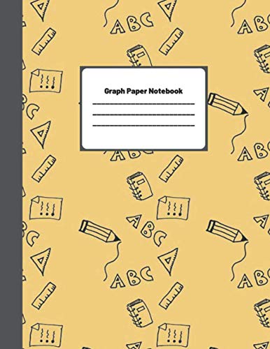 Graph Paper Composition: 8.5 x 11 Inch Notebook With 100 Pages - Soft ...