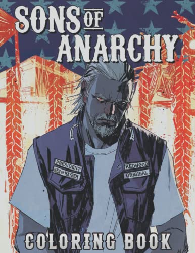 Sons Coloring Book: Stress Relief Great Of Designs Anarchy Favorite ...