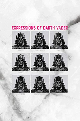 Star Wars Expressions of Darth Vader Gratitude Journal by Joy Johnson ...
