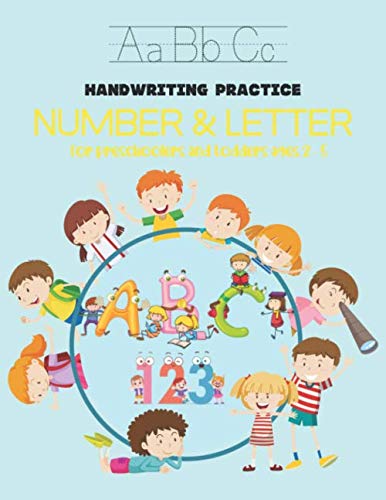Handwriting Practice Number & Letter: Complete Learn To Write Number ...