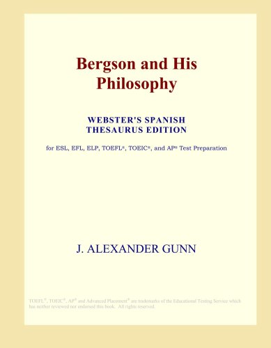 Bergson and His Philosophy by Icon Group | Goodreads