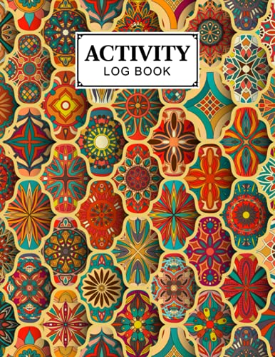 Activity Log Book: Premium Mandalas Cover Activity Log Book For All ...