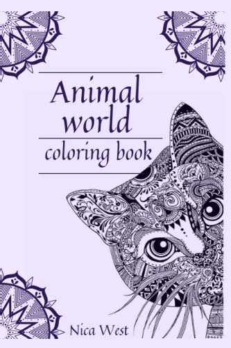 Animal world: Amazing coloring book, Coloring book with animals ...