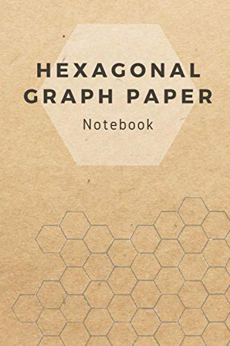 Hexagonal Graph Paper Notebook: 0.4" Hexagons, 150 pages, 6" by 9" by ...