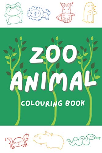 Zoo Animal Colouring Book: Fun Children's Colouring Book with 30 ...