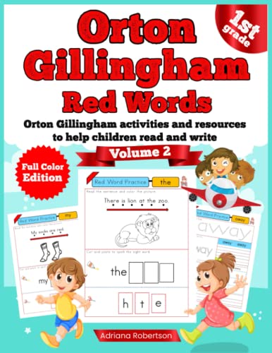Orton Gillingham Red Words. Orton Gillingham activities and resources ...