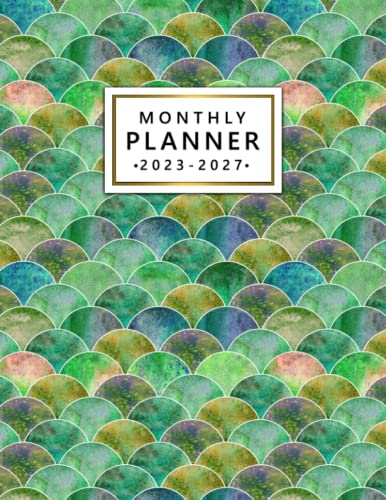 2023-2027 Monthly Planner: 5 Year Schedule Agenda Calendar with ...