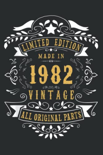 40 Years Old 40Th Birthday Made Born in 1982 Men Women Idea: Weekly ...