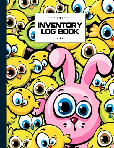 Inventory Log Book: Chicken Cover inventory list notebook, Large ...