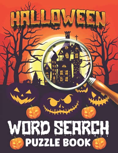 Halloween Word Search Puzzle Book: Halloween Word Search Large Print ...