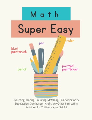 Math Super Easy: Counting, Tracing, Counting, Matching, Basic Addition ...
