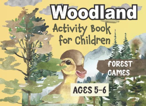 Woodland Activity Book for Children: Forest Games Ages 5-6 by Ris Ross ...